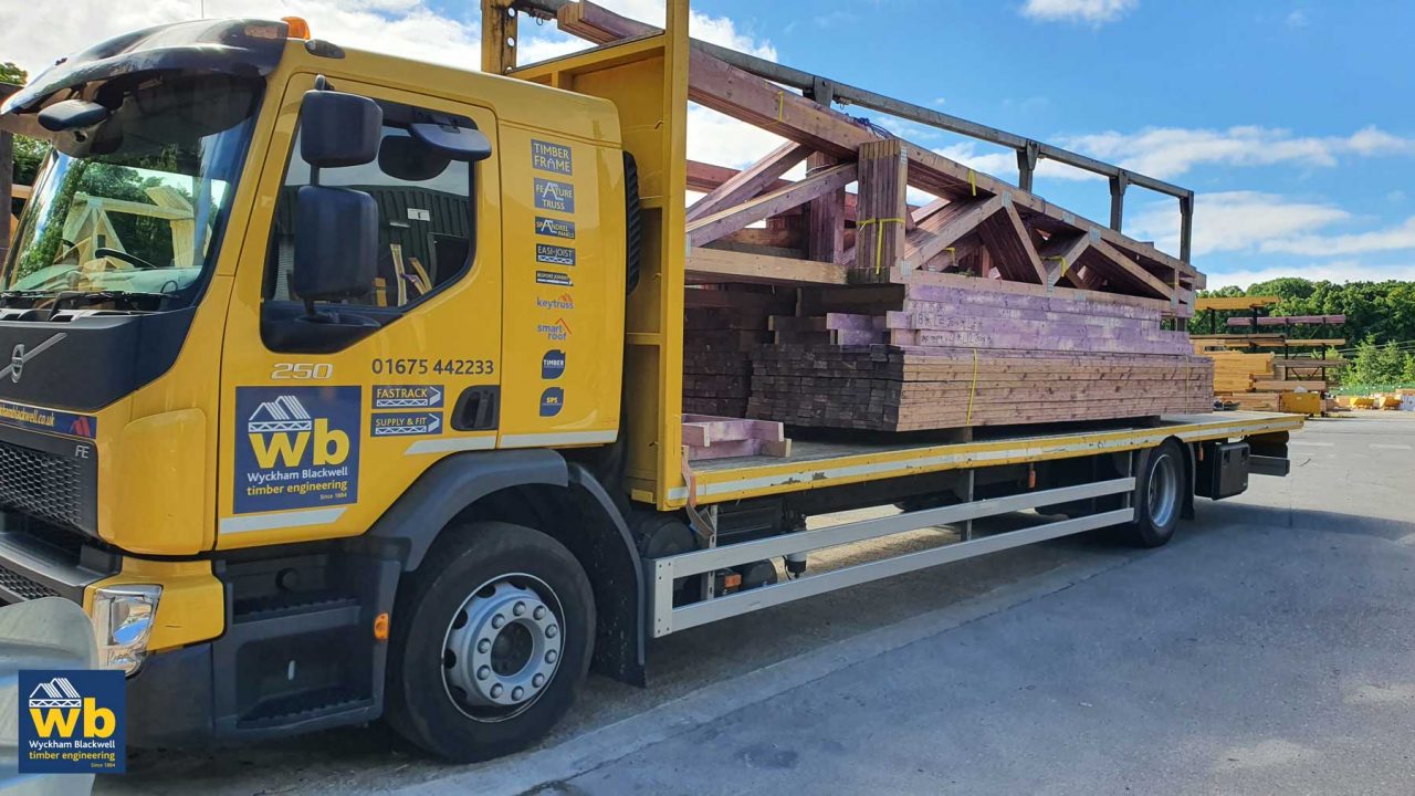 Two Full Loads of Fire Treated Trusses to (IWS-FR+) Delivered this week ...