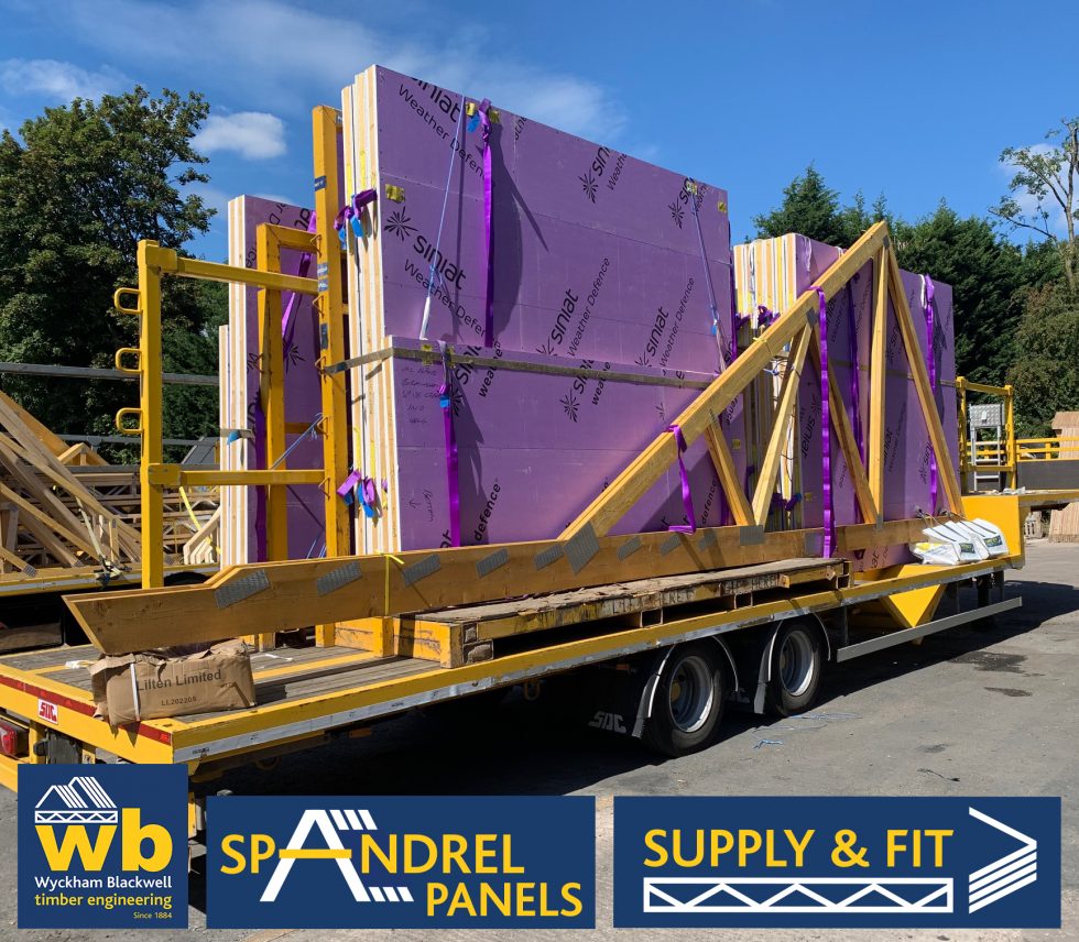 Another Full Load of Weather Defence Clad Bespoke Spandrel Panels all ...