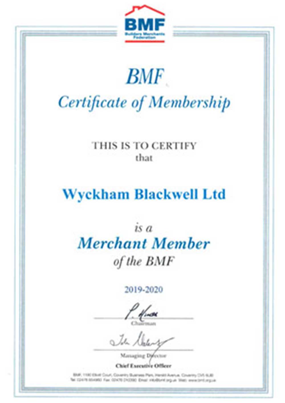 Certification | Timber Engineering Solutions | Wyckham Blackwell