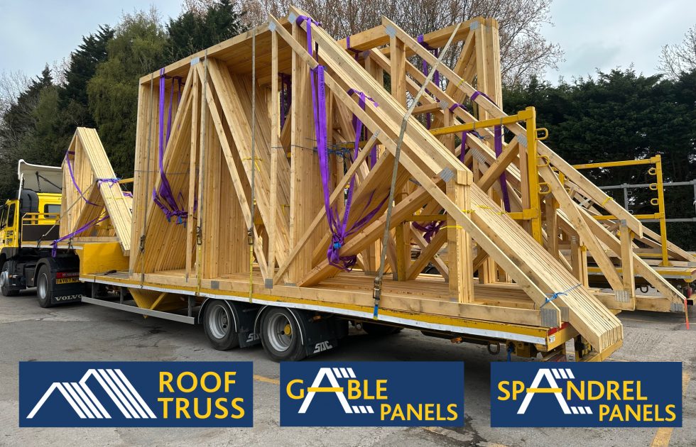 Full Load of Two Tier Trusses for a Three Storey New Apartment Block in ...