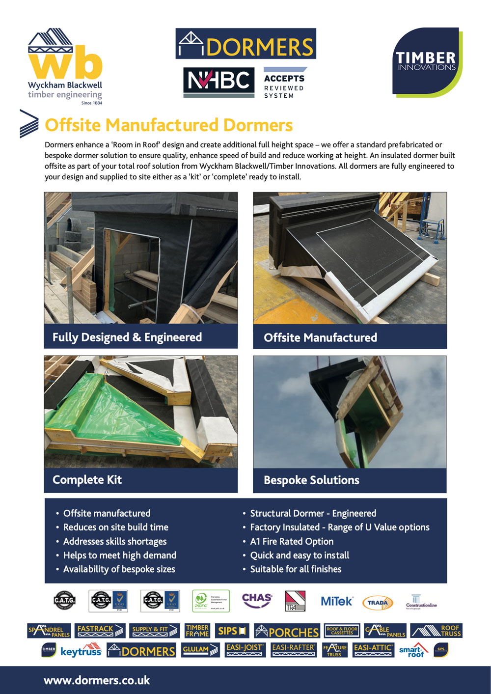 Dormers | Timber Engineering Solutions | Wyckham Blackwell